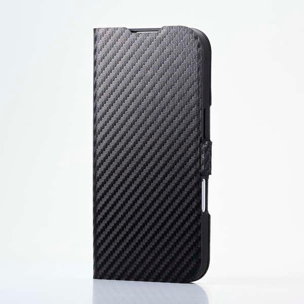 端末の薄さや軽さを損ねない、薄型・超軽量なウルトラスリムタイプの手帳型ケースです。