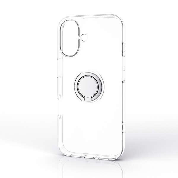 強じんな耐久性としなやかな弾力性をあわせ持つ、TPU(熱可塑性ポリウレタン)素材を使用しています。端末のデザインが美しく際立つリング付きソフトケースです。