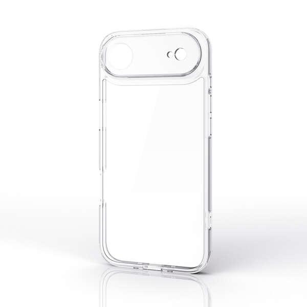 カメラ・スピーカー周りを究極までカバーする極限保護設計。弾力性のあるTPU(熱可塑性ポリウレタン)と高硬度ガラスの2素材構造で、端末の美しさを損ねず保護するハイブリッドガラスケースです。