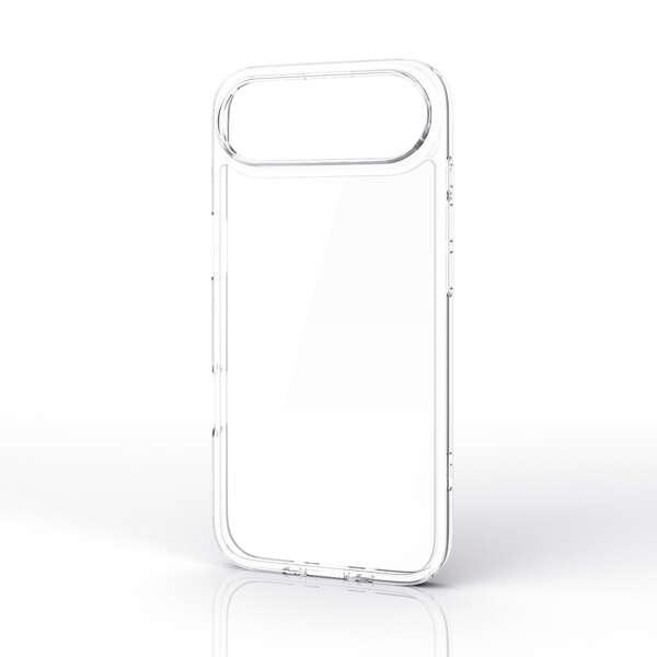 側面には弾力性のあるTPU(熱可塑性ポリウレタン)素材を、背面には強じんで透明度の高いポリカーボネート素材を使用した、スリムなスタイルのハイブリッドケースです。