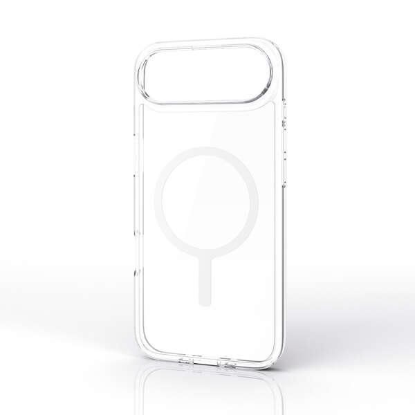 磁力装着タイプのワイヤレス充電器に対応した“MAGKEEP”シリーズ。側面には弾力性のあるTPU(熱可塑性ポリウレタン)素材を、背面には強じんで透明度の高いポリカーボネート素材を使用した、スリムなスタイルのハイブリッドケースです。