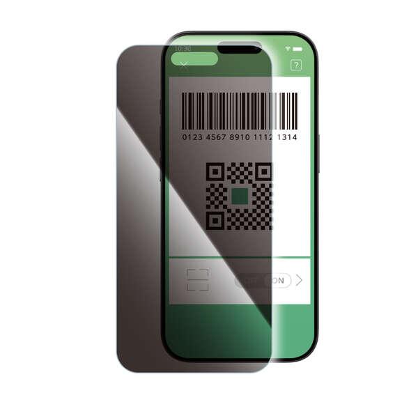 ガラス特有のなめらかな指滑りを実現し、左右からの視界を制御する、のぞき見防止タイプの画面保護ガラスフィルムです。ぴったり位置合わせできる貼り付けツール付きです。