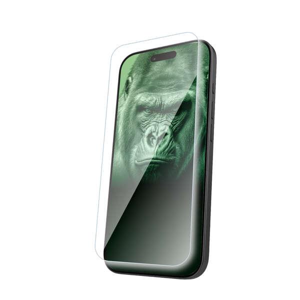 なめらかな指滑りを実現するリアルガラスのGorilla(R)ガラスを使用した薄型仕様、高透明タイプの画面保護ガラスフィルムです。端末に被せて、テープを引くだけ、ぴったり位置合わせできる超簡単貼り付けツール付きです。