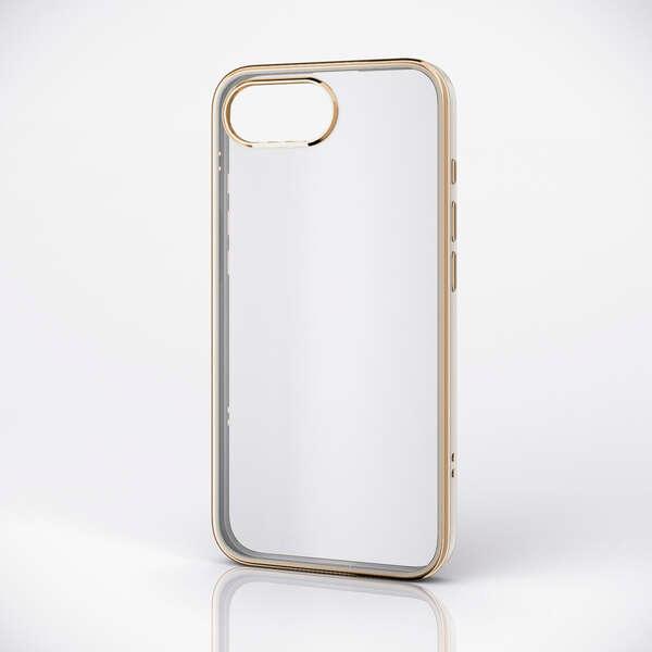 強じんな耐久性としなやかな弾力性をあわせ持つ、TPU(熱可塑性ポリウレタン)素材を使用しています。メタリックラインが上品な輝きを放つ&amp;meシリーズのソフトケースです。