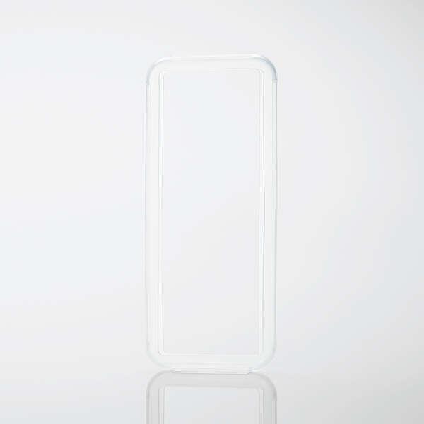 高透明で目立ちにくい!伸縮して様々なスマートフォンにフィットするシリコンバンパー。