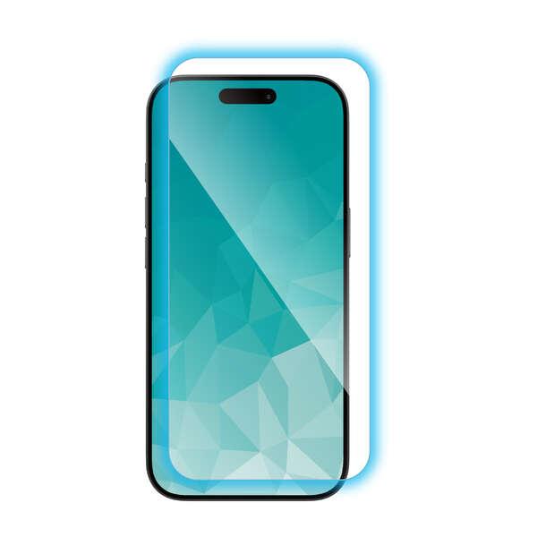 ガラス特有のなめらかな指滑りを実現するブルーライトカットタイプの画面保護ガラスフィルムです。ぴったり位置合わせできる貼り付けツール付きです。