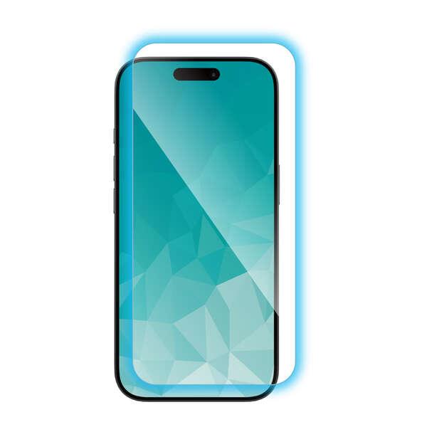 ガラス特有のなめらかな指滑りを実現するブルーライトカットタイプの画面保護ガラスフィルムです。ぴったり位置合わせできる貼り付けツール付きです。