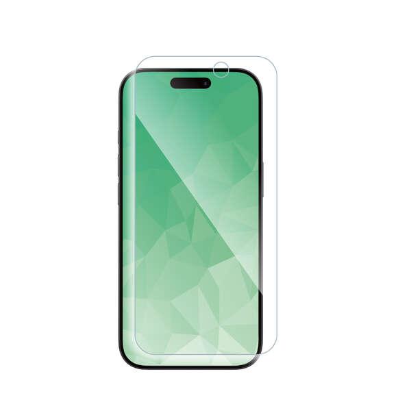 ガラスのように美しい透明感を実現!割れに強く、ガラスと同じ高硬度9Hの薄型タイプの画面保護フィルムです。