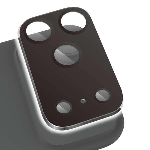 端末のカメラレンズを傷や汚れから守る、リアルガラスを採用したカメラレンズ保護カバーです。