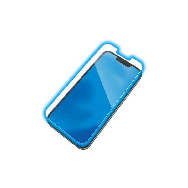 ガラスのように美しい透明感を実現!割れに強く、ガラスと同じ高硬度9Hの薄型、ブルーライトカットタイプの画面保護フィルムです。