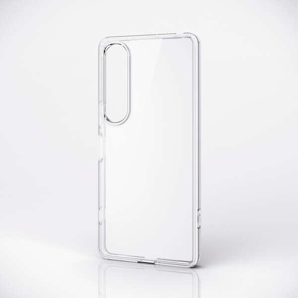 側面には弾力性のあるTPU素材を、背面には強じんで透明度の高いポリカーボネート素材を使用した、スリムなスタイルのハイブリッドケースです。