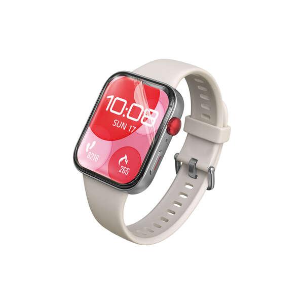 機器本体のデザインを損なわず、曲面に沿った3D設計で、HUAWEI WATCH FIT 3を衝撃から守る特殊フィルムを採用した傷リペアタイプのフルカバーフィルムです。