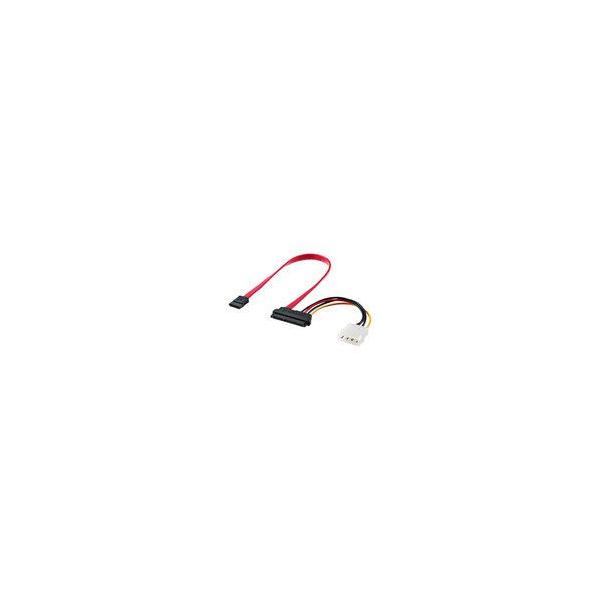 サンワサプライ 一体型シリアルATAケーブル（0.3m） TK-PWSATA7-03 TK-PWSATA7-03