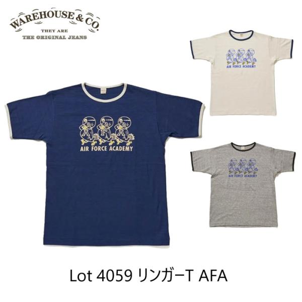 WAREHOUSE &amp; CO. ウエアハウスLot 4059 リンガーT AFA￥8,250「吊り編み機より希少」といわれる旧式のローゲージ編み機で編まれたウエアハウスの定番ボディです。12番のムラ糸で独特の陰影が出るように編まれた...
