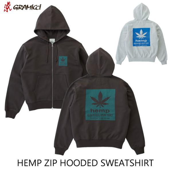 Gramicci グラミチHEMP ZIP HOODED SWEATSHIRTヘンプジップフーデッドスウェットシャツUNISEX ユニセックスG5FU-J092 ￥15,400型崩れしにくく、使うほどに肌馴染みがよいクルーネックのスウェット...