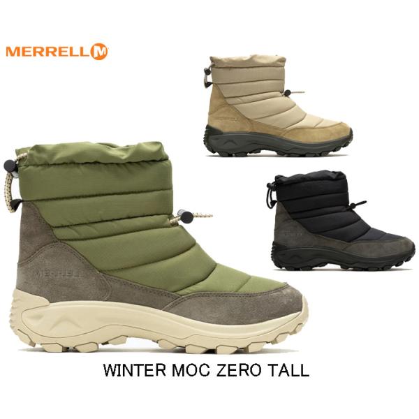 MERRELL メレルWINTER MOC ZERO TALLウィンター モック ゼロトール￥19,800モックタイプ「WINTER MOC ZERO」のブーツタイプ。トグルクロージャーによるフィット調整で着脱も容易ができ、冬の外出時やアク...