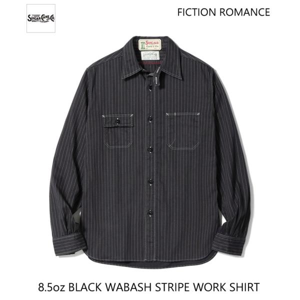 シュガーケーン SUGAR CANEFICTION ROMANCE 8.5oz. BLACK WABASH STRIPE WORK SHIRTブラックウォバッシュストラップワークシャツSC29585 ￥21,78020世紀初頭に存在したもの...