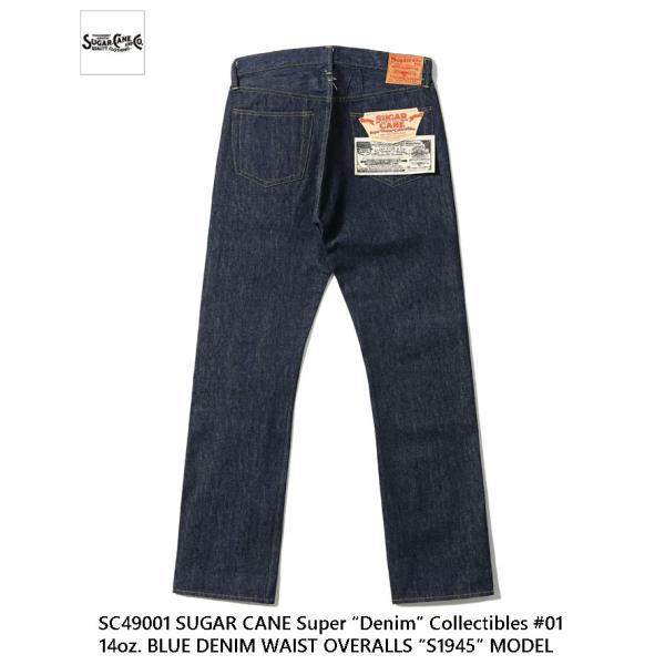 SUGAR CANESuper Denim Collectibles #01 14oz.BLUE DENIM WAIST OVERALLS “S1945” MODELSC49001 ￥49,500品番の頭に「S」が付いているにもかかわらず、...