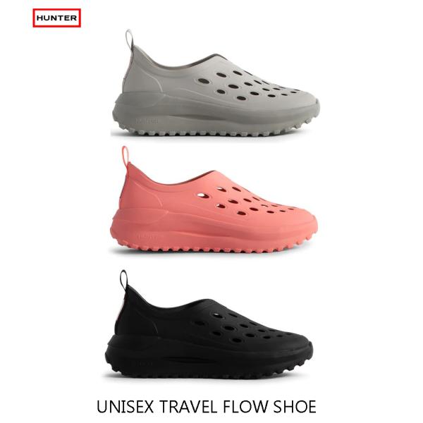 HUNTER ハンターUNISEX TRAVEL FLOW SHOEユニセックス トラベル フローシューズUFK1001EVA ￥16,500軽量でビーチでも、シティで着用可能なユニセックストラベルフローシューは、水中でも乾いた路面でも履け...