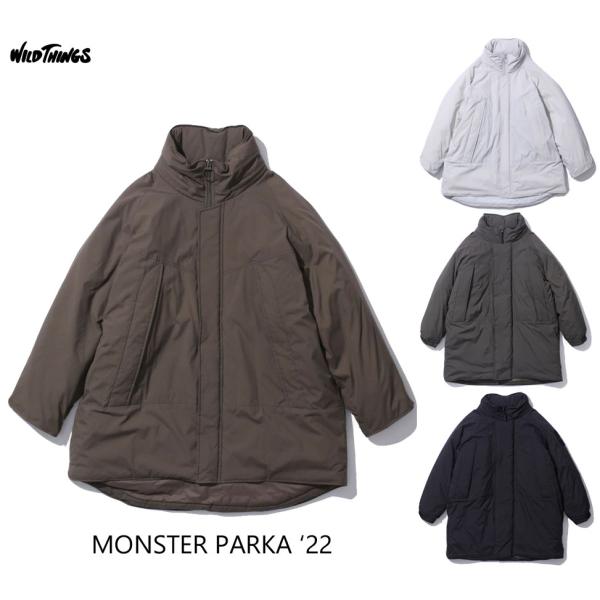 WILD THINGS ワイルドシングスMONSTER PARKA'22WT22105SNCLIMASHIELD ￥46,200米軍特殊部隊が採用するPCU LEVEL7の最強の防寒性を誇るアウターモンスターパーカ ーコットンライクでマット...