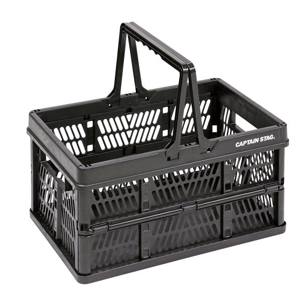 メーカー：キャプテンスタッグ品名：FDハンディコンテナ〈L〉（ブラック）製品サイズ(約)：幅450×奥行315×高さ255mm収納サイズ(約)：幅450×奥行315×高さ65mm重量(約)：920g容量(約)：26L商品画像につきまして、撮...