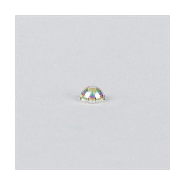 アイテム : 装飾用スタッズ品番 : SEMISFERA 6mm h3.0 CLEAR AB 10112サイズ : 直径6.0mm 高さ3.0mmカラー : CLEAR AB素材 : ABS樹脂（水洗可、ドライクリーニング不可）販売単位 :...