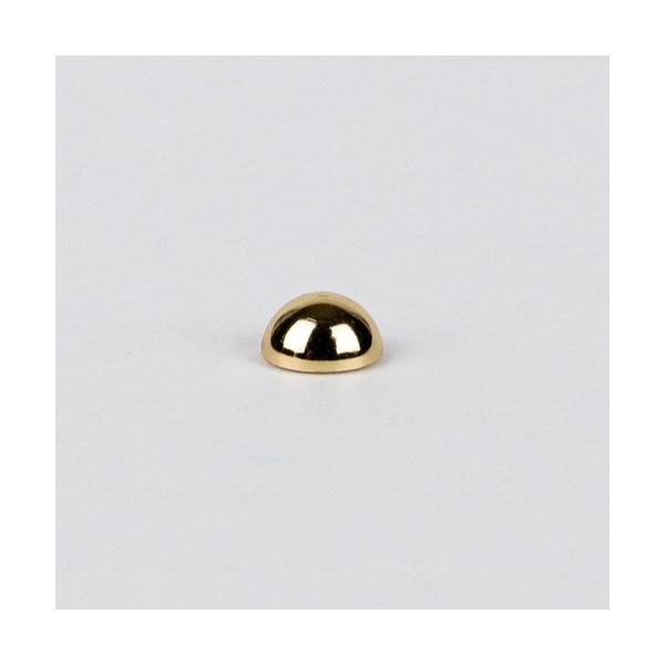アイテム : 装飾用スタッズ品番 : SEMISFERA 8mm h4.0 GOLD 10115サイズ : 直径8.0mm 高さ4.0mmカラー : GOLD素材 : ABS樹脂（水洗可、ドライクリーニング不可）販売単位 : 10個※表示価...