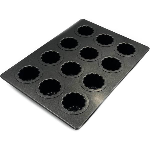 ■商品コード：KMP110-1■商品名：MBテフロン加工 下町カヌレ天板12P 1個入 松永製作所■材質：ブリキ/テフロン加工■容量：-■サイズ：220x300mm　穴サイズ45φ×40H●松永製作所製のフランスの伝統的なお菓子であるカヌレ...