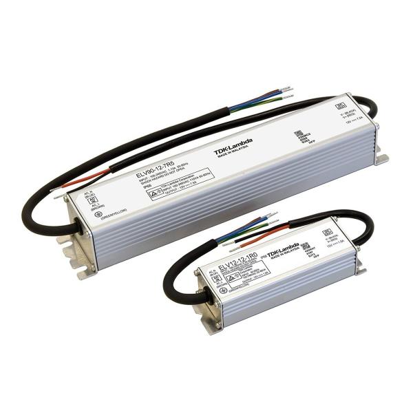TDKラムダ IP66規格適合 LED機器用小型AC-DC電源 ELC12-18-R70PSE ELCシリーズ電気的特性入力 単相入力電圧範囲[AC] 90〜265Vac入力電圧範囲[DC] 効率 82% Typ.定格出力電圧[DC] 18...