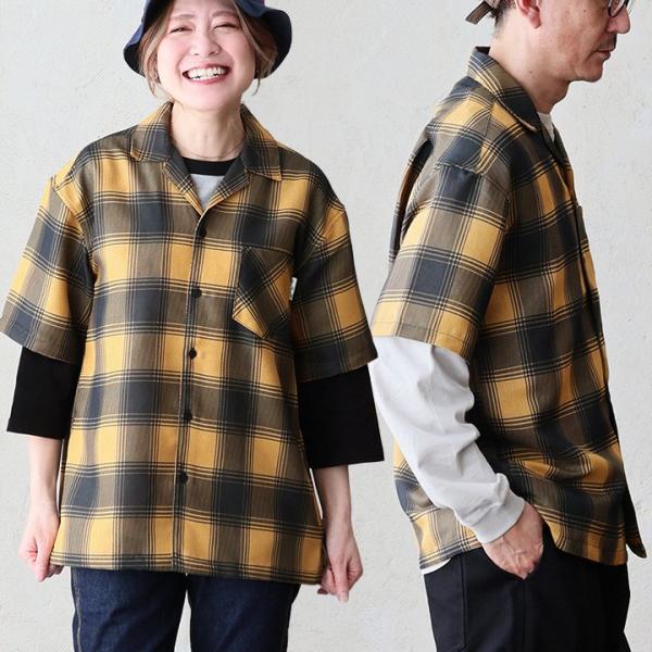 【発売日：2026年04月08日】r251119019[商品説明]・チェック柄×イエローベースのチェック柄は目に留まり、無地ボトムに合わせるだけでコーディネートがサマになる配色でもあります。・その秘密は生地。近くで見ないとわからない程ポツポ...