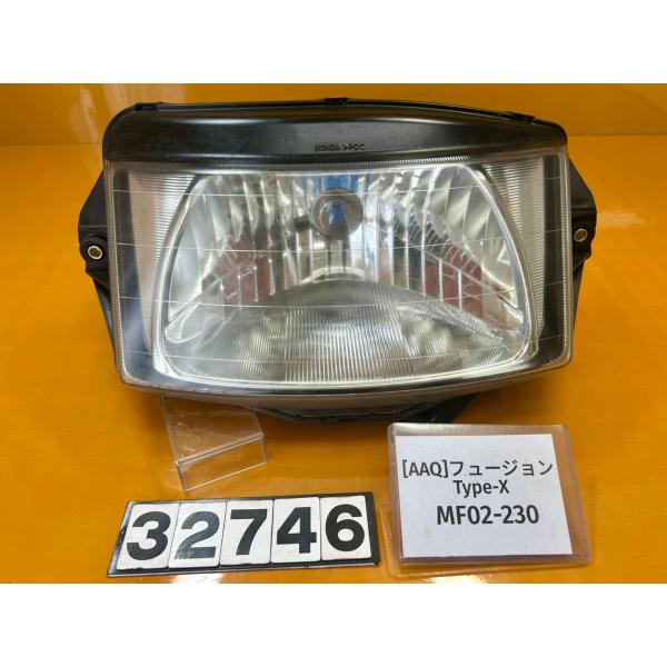 【送料無料!!】[AAQ 32746]ホンダ HONDA フュージョン MF02-230 ヘッドライト 裏面接続部ゴム亀裂・錆あり