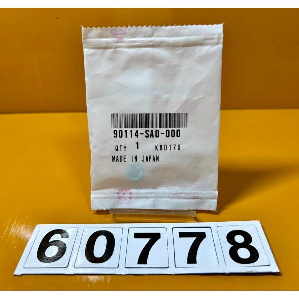 【普通郵便・送料無料!!】60778 新品 HONDA ホンダ 純正パーツ 90114-SA0-000