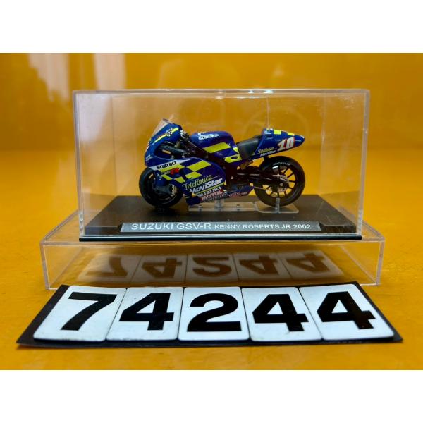 【送料無料!!】74244 開封品 デアゴスティーニ　チャンピオンバイクコレクション 1:24 SUZUKI GSV-R KENNY ROBERTS JR 2002