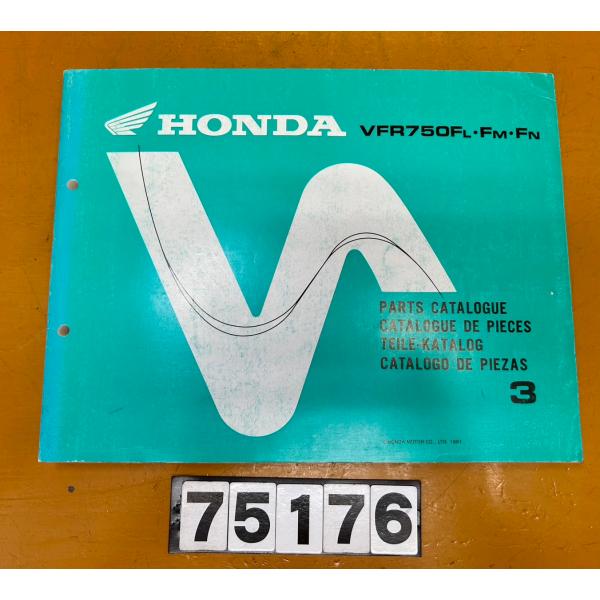 【送料無料!!】75176 中古 HONDA ホンダ パーツリスト VFR750F