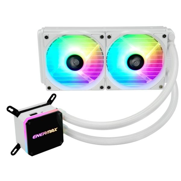LIQMAX III ARGB ELC-LMT240-W-ARGB は、240mmラジエータを搭載したARGB対応のオールインワン水冷クーラーです2基のPWMファンと高性能ポンプを組み合わせることで高負荷時にも効果的な冷却を実現ARGB L...