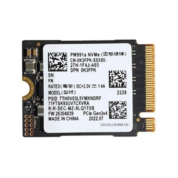 ■安心の正常動作確認済■小型ノートパソコンや小型ゲーミングデバイス用に重宝します♪【製品仕様】メーカー:SAMSUNGインターフェース:PCIe Gen3 ×4 NVMeフォームファクタ:M.2 2230容量:256GBシーケンシャル読出:...