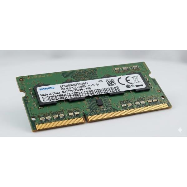 【SAMSUNG】4GB DDR3L-12800 ノートPC用 メモリ SO-DIMM SODIMM 低電圧 1.35v M471B5173EB0-YK0■安心の全品検品動作検証済み♪規格：DDR3L-12800 SO-DIMM 1.35V...