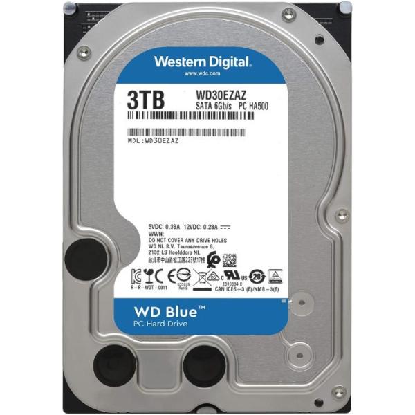 ■新品未開封品■WD Blue 3TB 大容量ハードディスクドライブ WD30EZAZ【製品仕様】メーカー：Western Digital型番：WD30EZAZ容量：3TBフォームファクタ：3.5インチインターフェース：SATA 6.0Gb...