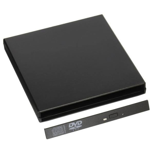 【製品紹介】9.5mm/12.7mm厚両対応！ポータブルでコンパクトな外観で持ち運びが簡単SATA接続 内蔵型光学ドライブを外付ドライブに簡単に変身♪12.7mm厚も9.5mm厚も両対応で汎用性の高い光学ドライブケースUSB 2.0/1.1...