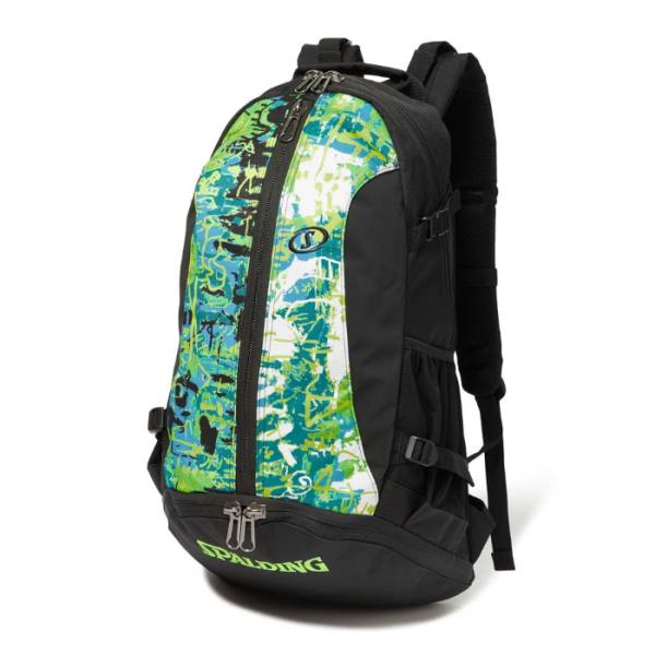 スポルディング バスケットボール バックパック ケイジャー グラフィティ グリーン×イエロー 40-007GGY SPALDING 正規販売店