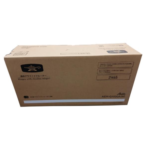 アラジン 電気ストーブ 遠赤グラファイトヒーター 暖房 AEH-G1000A-W ホワイト 自動首振り 速暖 転倒OFF おしゃれ