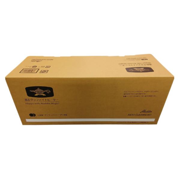 アラジン 電気ストーブ 遠赤グラファイトヒーター 暖房 AEH-G409N-W ホワイト 省スペース 軽量 速暖 転倒OFF おしゃれ