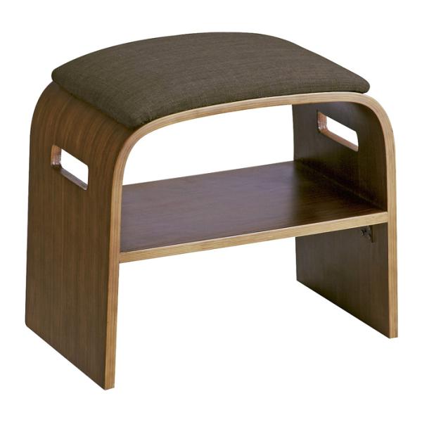 曲げ木 玄関チェア RESSO レッソ BCW-500-BR ブラウン 宮武製作所 MIYATAKE おしゃれ 玄関椅子 イス 完成品