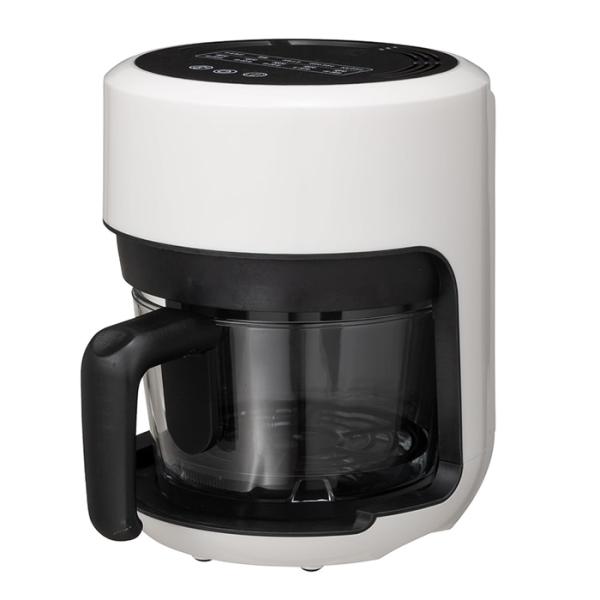 CCP 電熱調理器 ガラスノンフライオーブン pottil ポッティル BE-AF95-VY ホワイト