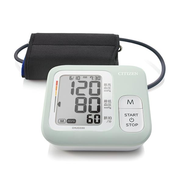シチズン 上腕式血圧計 CHUGシリーズ CHUG330-PM-E ペパーミント コンパクト 家庭用 血圧測定器 家庭用血圧計 上腕血圧計 チズン血圧計 簡単