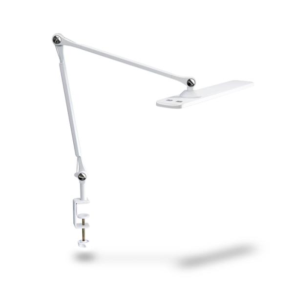 ジェントス 眼のことを考えたデスクライト Lumixuxシリーズ DK-R190WH 3色調色 無段階調光 ワイド発光