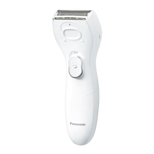パナソニック レディシェーバー 防水 サラシェ Salashe ES-WL51-W ホワイト 乾電池式 レディースシェーバー 泡剃り ドライ剃り 脚 腕 ワキ Vライン Vゾーン トリマー お風呂剃り 水洗い