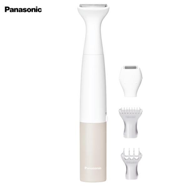 パナソニック VIOシェーバー 防水 VIOフェリエ ES-WV63-E ベージュ調 乾電池式 お風呂 お風呂剃り ドライ剃り 水洗い VIO用シェーバー ムダ毛ケア 女性