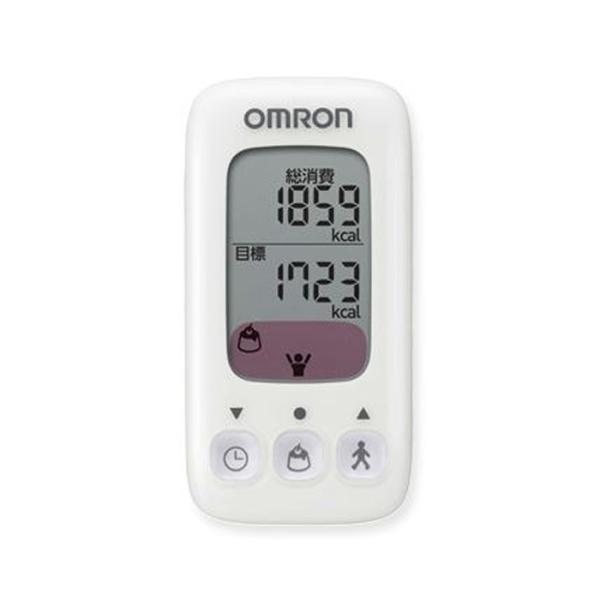 オムロン 活動量計 カロリスキャン HJA-310-W ヴァニラ 消費カロリー計測 目標活動時間 総消費カロリー 歩数 脂肪根少量 歩数計 万歩計 ダイエット