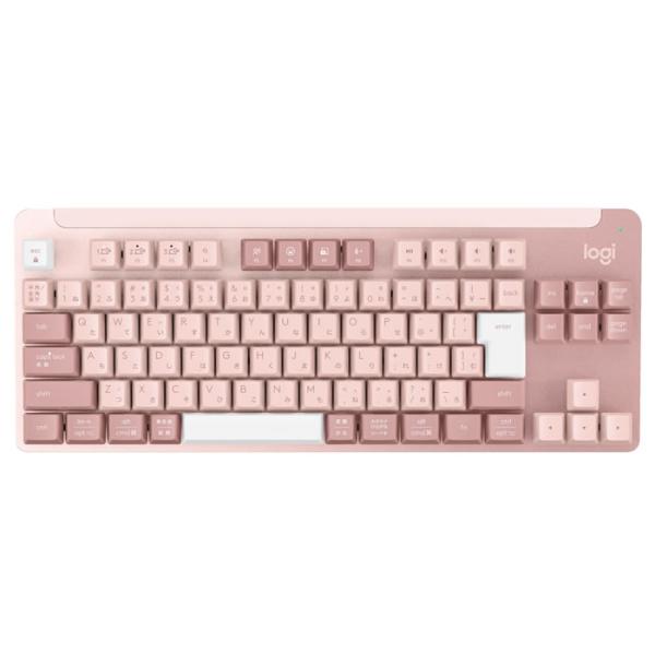 ロジクール SIGNATURE K855 ワイヤレス メカニカルTKL キーボード 赤軸 リニア K855RO ローズ爆買
